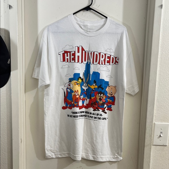 The Hundreds | Shirts | Nwot The Hundreds White Cartoon Character Tee ...